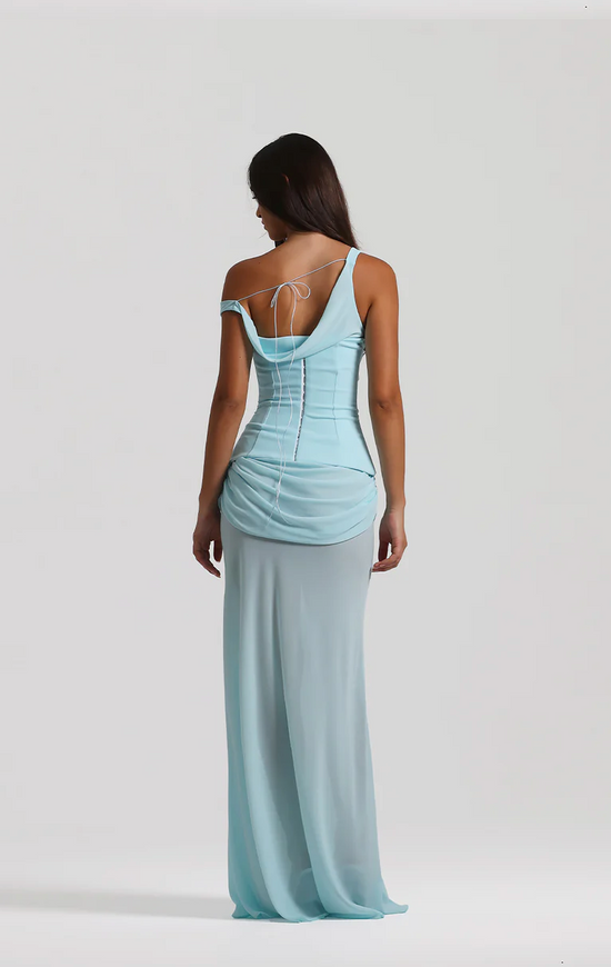 Natalie Rolt Cadence Gown Baby Blue – Celeb Style Hire